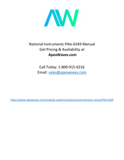 Ni USB-6343 BNC Manuals | ManualsLib