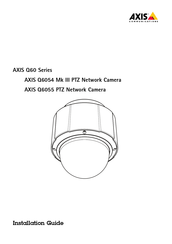 Axis Q60 Series Manuals | ManualsLib