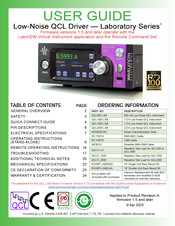 Wavelength electronics QCLTL-2000 Manuals | ManualsLib