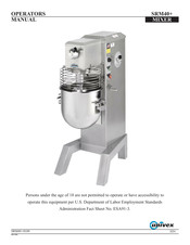 Univex SRM40+ Manuals | ManualsLib