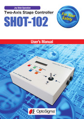 Optosigma SHOT-102 Manuals | ManualsLib
