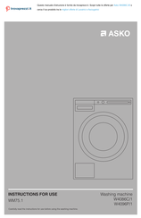 Asko W4086C/1 Manuals | ManualsLib