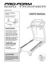 Icon PRO-FORM 680 TRAINER Manuals | ManualsLib