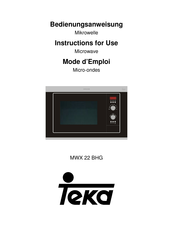 Teka MWX 22 BHG Manuals | ManualsLib