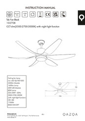 Qazqa Tak Fan Black Manuals | ManualsLib