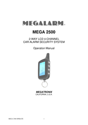 Megatronix Megalarm MEGA 2500 Manuals | ManualsLib