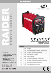Raider RD-IW28 Manuals | ManualsLib