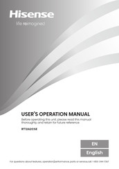Hisense RT12A2CSE Manuals | ManualsLib