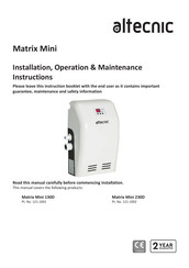 Altecnic Matrix Mini 230D Manuals | ManualsLib