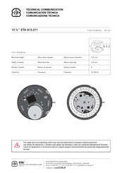 Eta G15.211 Manuals | ManualsLib
