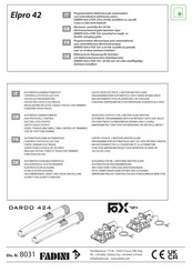 Fadini DARDO 424 e FOX 724 Manuals | ManualsLib
