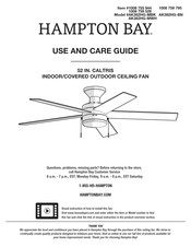 Hampton bay CALTRIS AK382HG-BN Manuals | ManualsLib