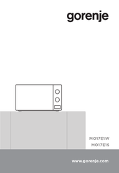 Gorenje MO17E1S Manuals | ManualsLib