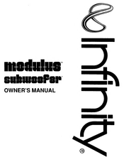 Infinity Infinity Modulus Manuals | ManualsLib