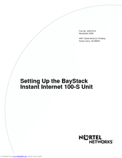 Nortel BayStack 100-S Manuals | ManualsLib