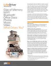 Palmone LifeDrive Manuals | ManualsLib