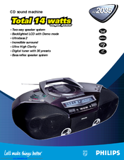 Philips AZ2035/10 Manuals | ManualsLib