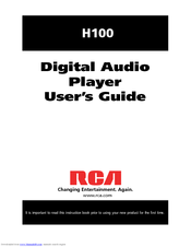 RCA Mp3 Player User Manuals Download | ManualsLib