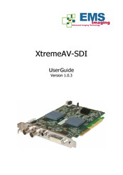 Ems imaging XtremeAV-SDI Manuals | ManualsLib