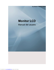 Samsung T240HD - SyncMaster - 24" LCD Monitor Manuals | ManualsLib