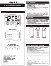 Sharp Clock User Manuals Download | ManualsLib