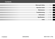 Honda CBR500RA 2018 Manuals | ManualsLib