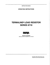 Bird electronic TERMALINE 8713 Manuals | ManualsLib