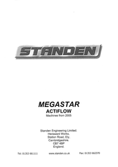 Standen MEGASTAR ACTIFLOW Manuals | ManualsLib