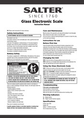 Salter 9018 Manuals | ManualsLib