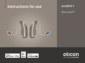 Oticon Verit 4 miniRITE T Manuals | ManualsLib
