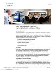 Cisco TelePresence Manuals | ManualsLib