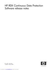 Hp AJ765A - StorageWorks RDX Removable Disk Backup System Manuals ...