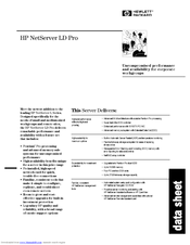 Hp NetServer LD Pro Manuals | ManualsLib