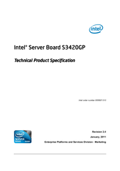 Intel S3420GP Manuals | ManualsLib