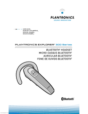 Plantronics EXPLORER 330 Manuals | ManualsLib