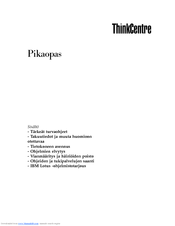 Lenovo ThinkCentre A52 Manuals | ManualsLib