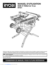 Ryobi BTS21 Manuals | ManualsLib