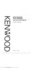Kenwood KX-W595 Manuals | ManualsLib