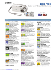 Sony Cyber-shot DSC-P100 Manuals | ManualsLib